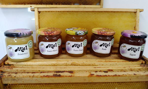 Produits apicoles de notre rucher et de nos abeilles